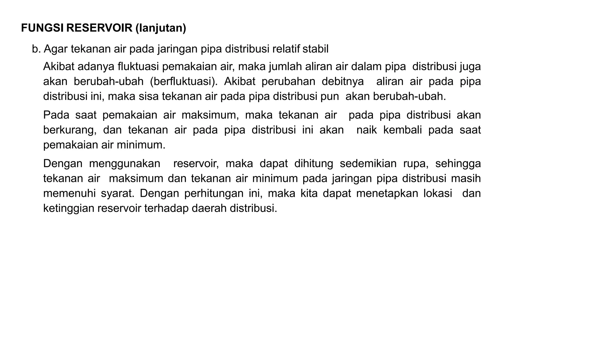 10. SPAM - Perencanaan Reservoir [Autosaved].pptx