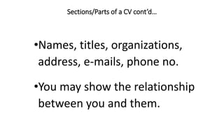 10.CURRICULUM VITAE (CV).pptx