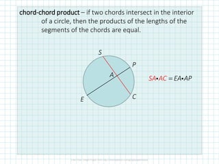 10.3 Chords and Segment Relationships | PDF