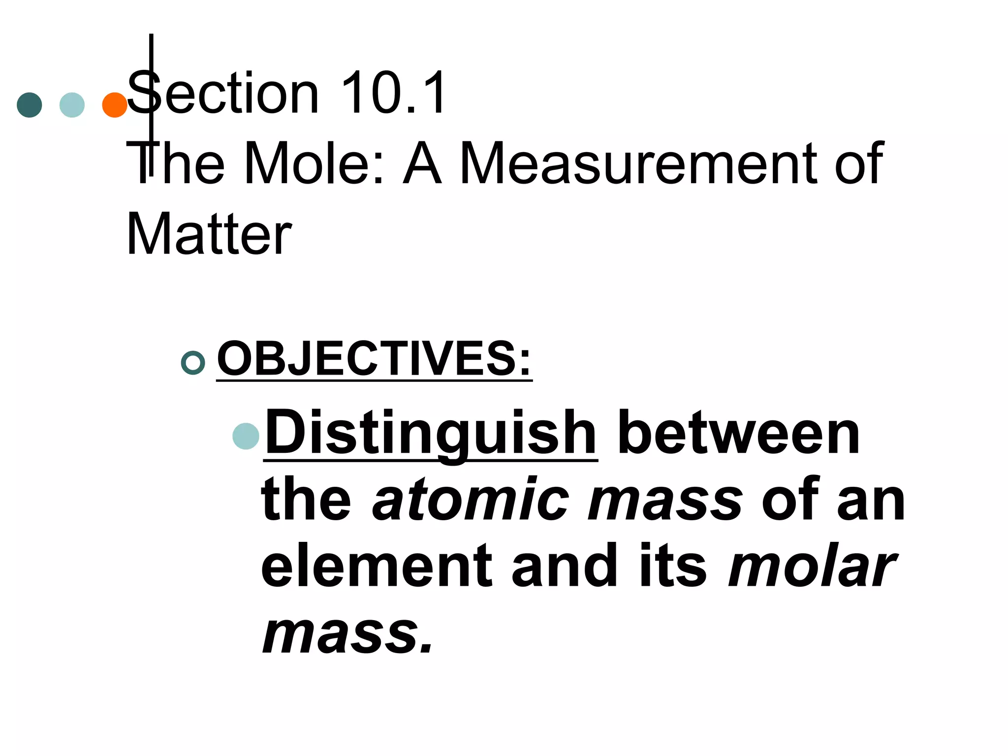 10.1 The Mole powerpoint.ppt