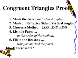10.17 Triangle Congruence Proofs Day 2.ppt