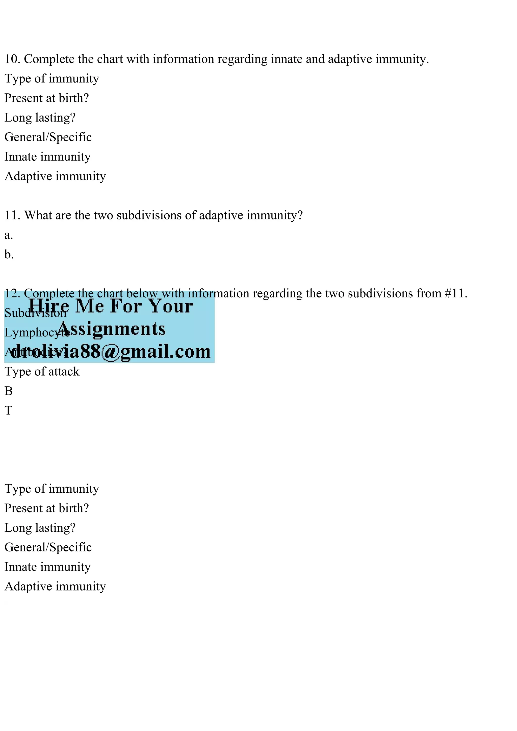 10. Complete the chart with information regarding innate and adapt.pdf