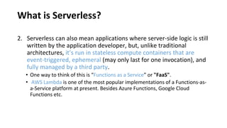 Serverless Architectures | PPT