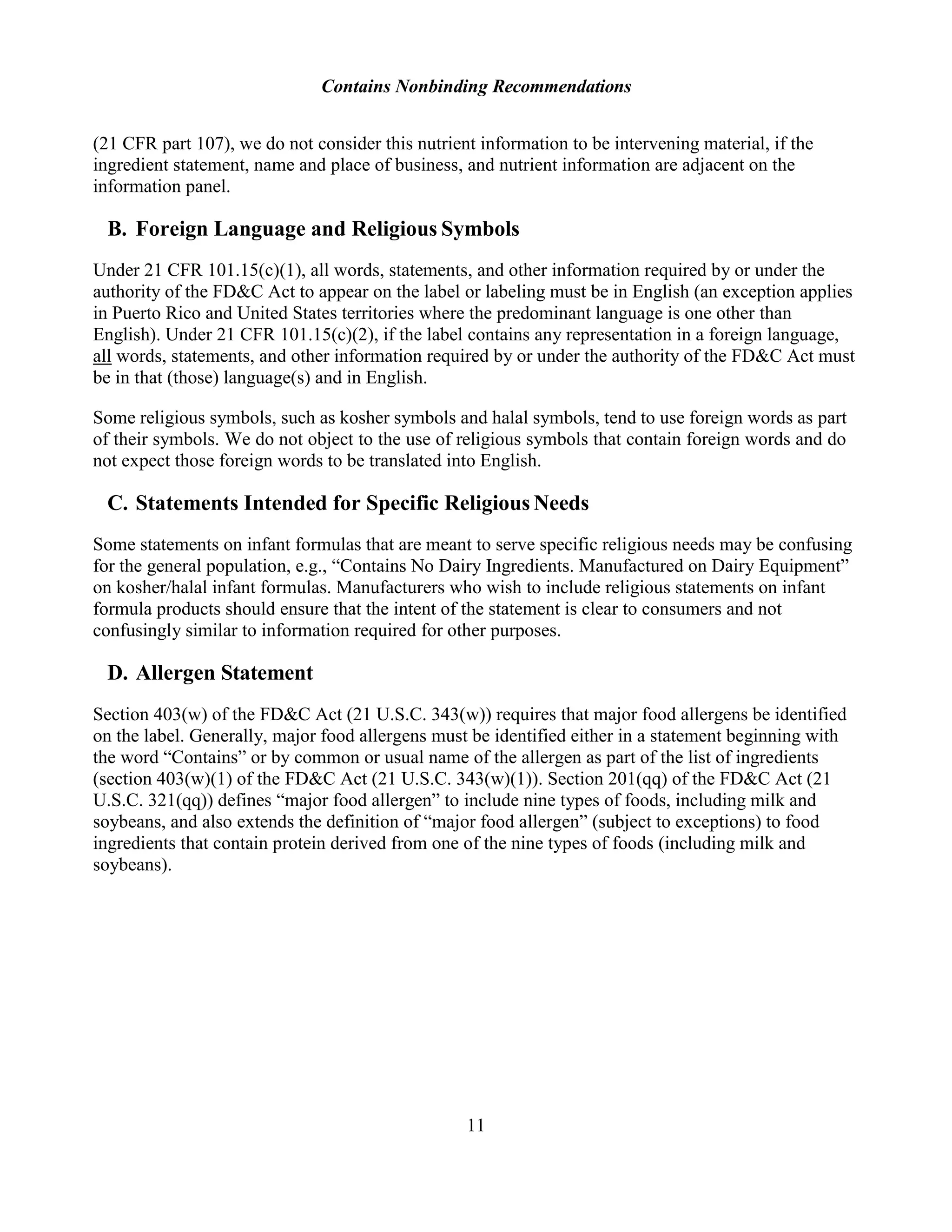 FDA: Guidance-Labeling Infant Formula-March2023 | DOCX