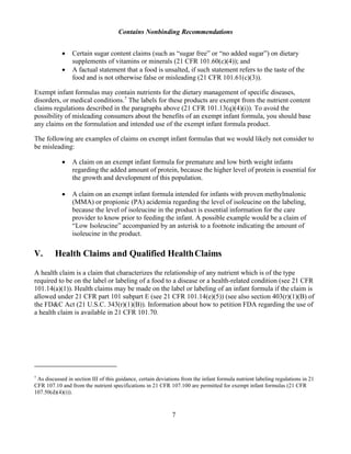 FDA: Guidance-Labeling Infant Formula-March2023 | DOCX