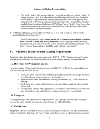 FDA: Guidance-Labeling Infant Formula-March2023 | DOCX