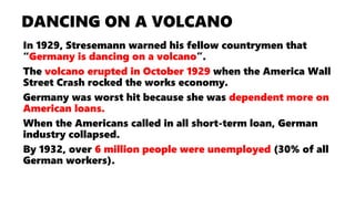 DEPTH STUDY GERMANY: WEIMAR REPUBLIC - 10. THE FALL OF WEIMAR 1930-1933 ...