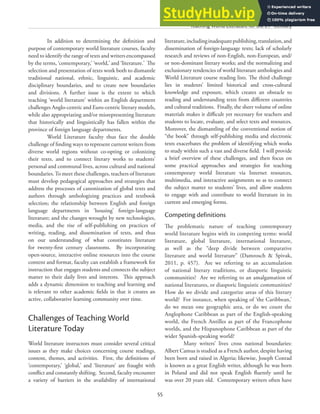 10. Teaching World Literature For The 21St Century Online Resources And ...