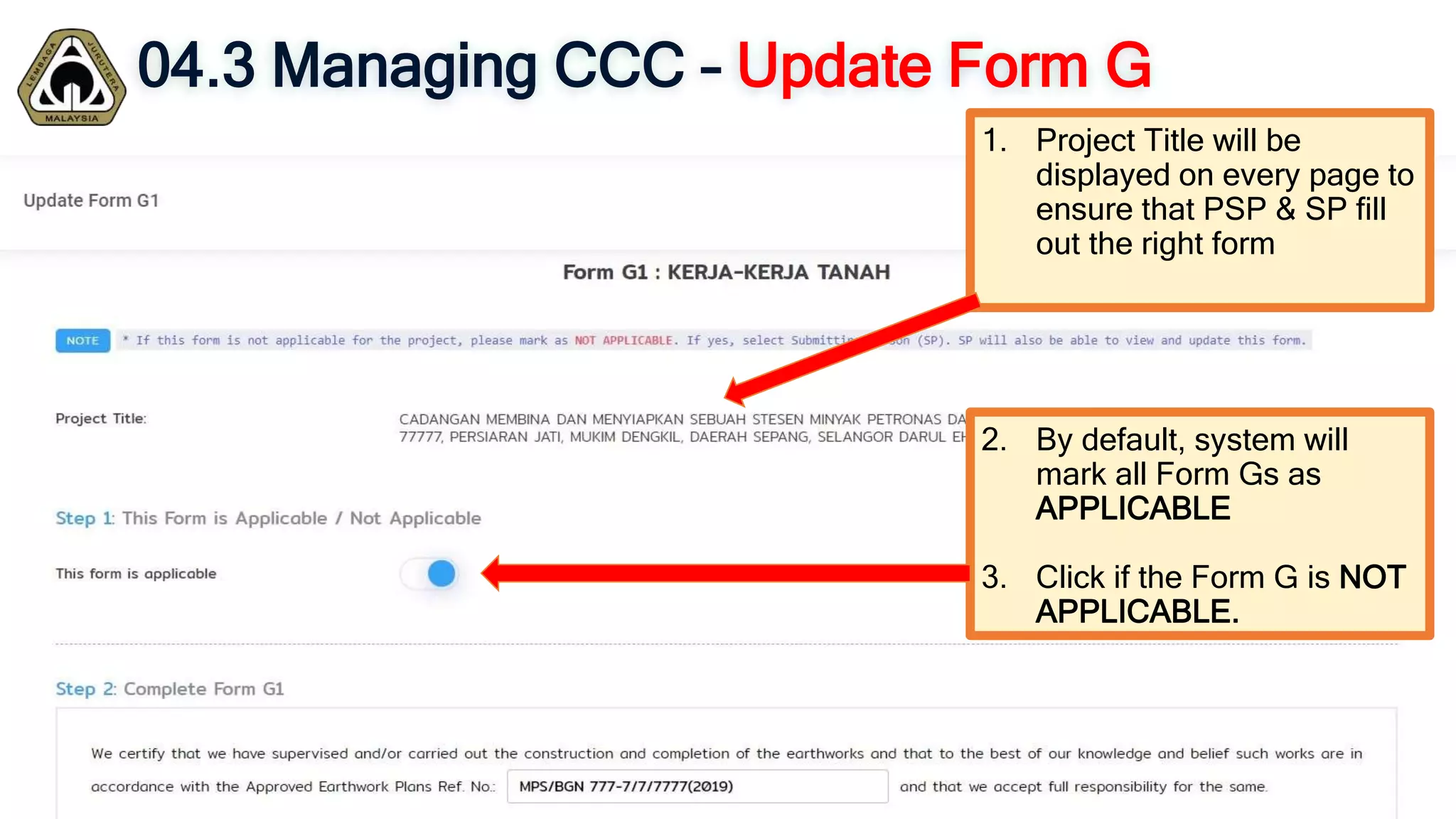 BEM Online CCC Submission System | PPTX