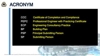 BEM Online CCC Submission System | PPTX