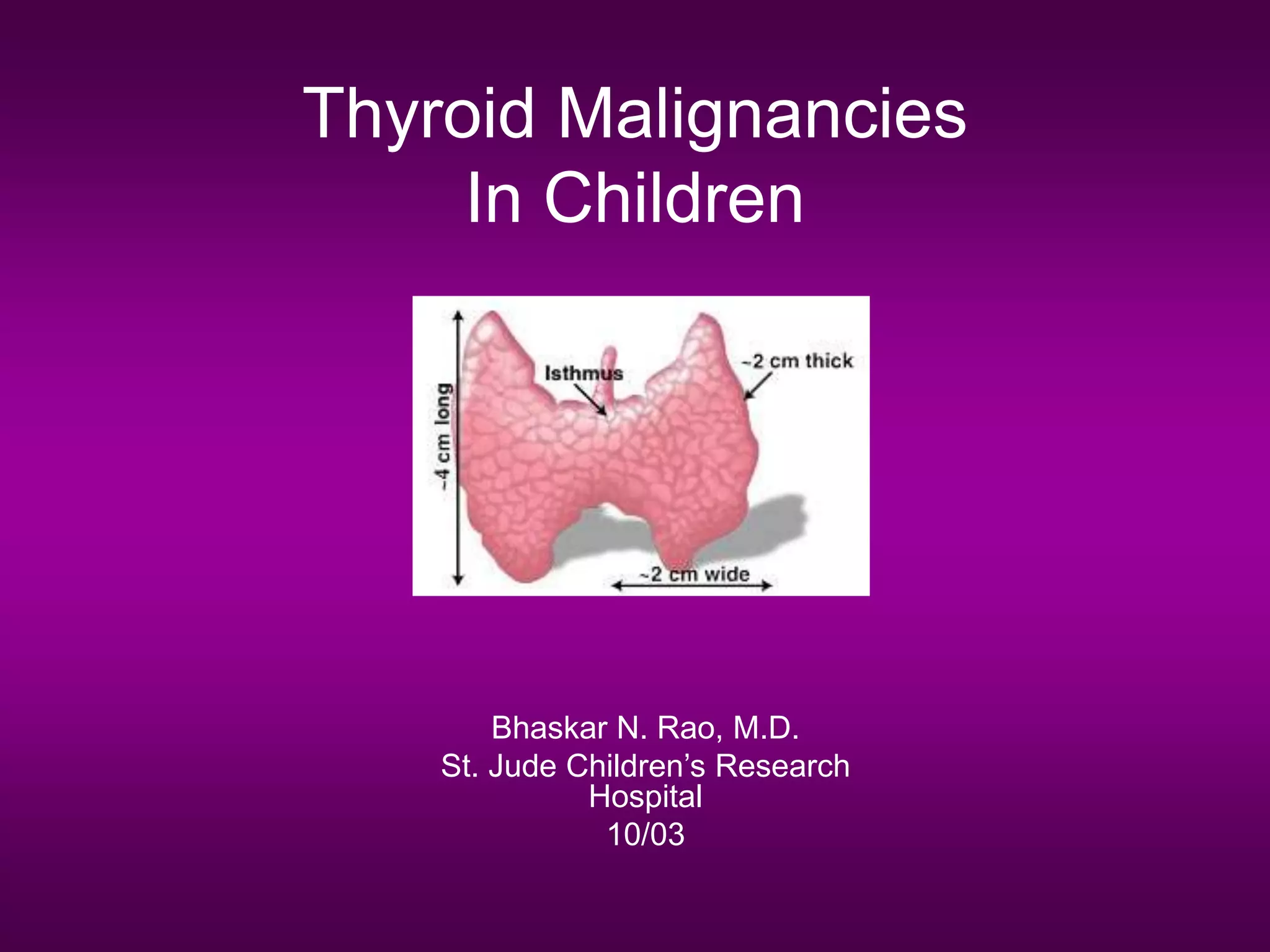Thyroid Cancer Ppt