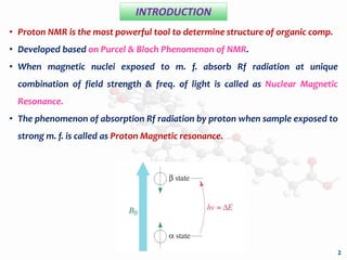 10. Principle of NMR Spectroscopy | PPTX