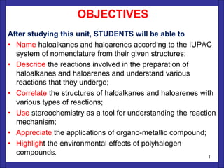 HALO ALKANES AND HALO ARENES ppt | PPT