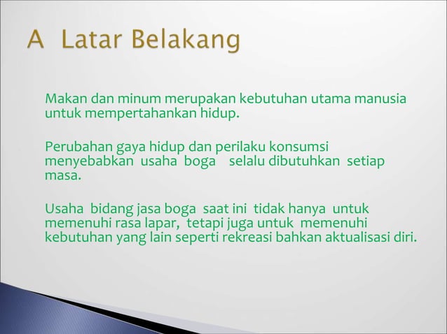 Manajemen Menu yang digunakan untuk referensi | PPT