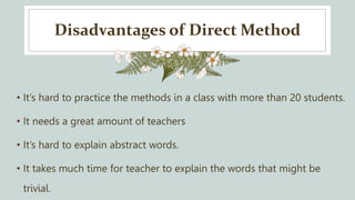 10. DIRECT METHOD in language teaching .pptx