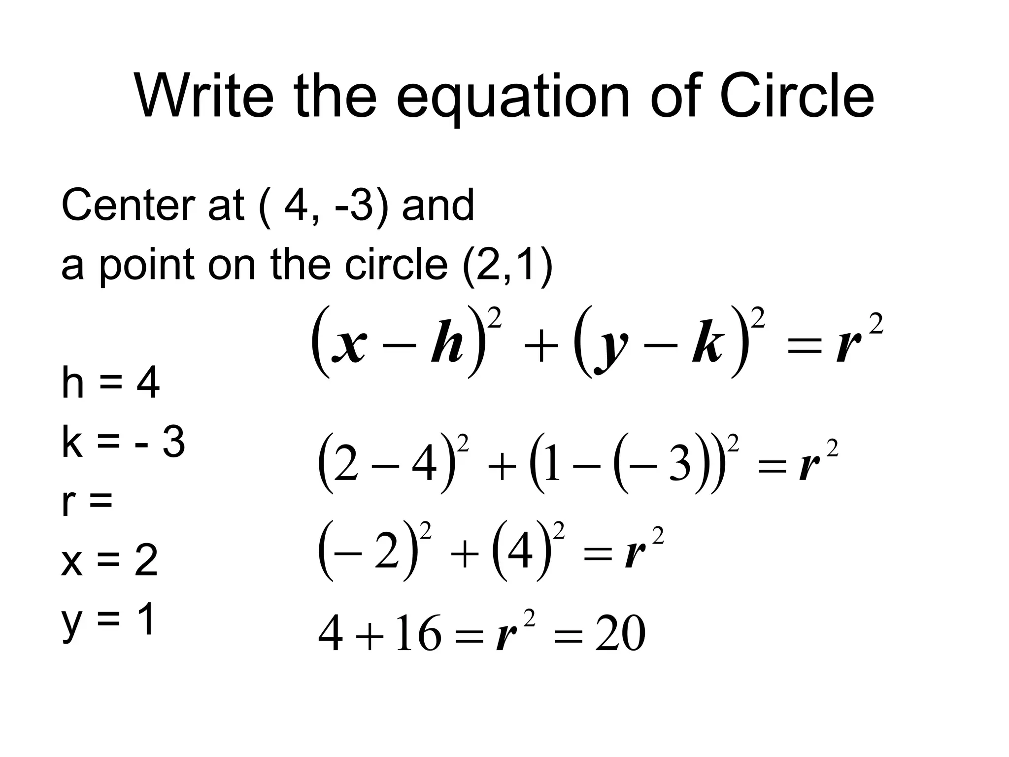 Grade 10 Math Quarter 2 Equation of the Circle | PPT