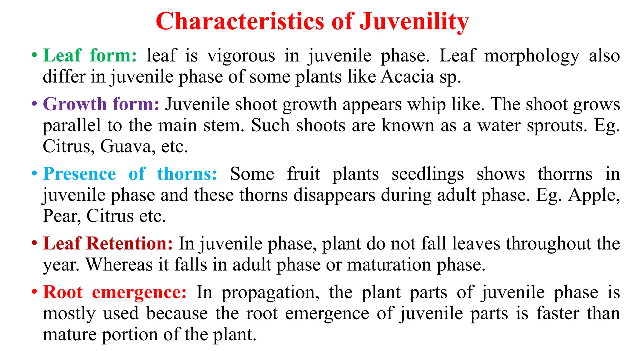10. Juvenility and characteristics of juvenility | PPTX