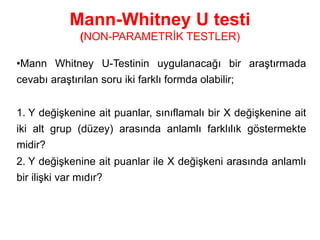 10.ders-NP-Mann-Whitney U Testi-Two Independent Samples Test-İki ...