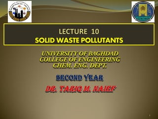 10. solid waste pollution.pdf pollution waste solid | PDF