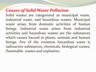 10. solid waste pollution.pdf pollution waste solid | PDF