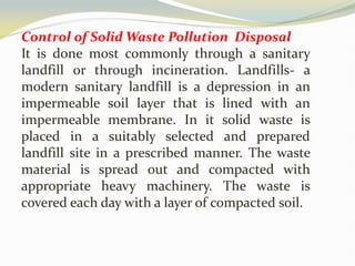 10. solid waste pollution.pdf pollution waste solid | PDF