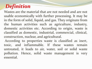 10. solid waste pollution.pdf pollution waste solid | PDF