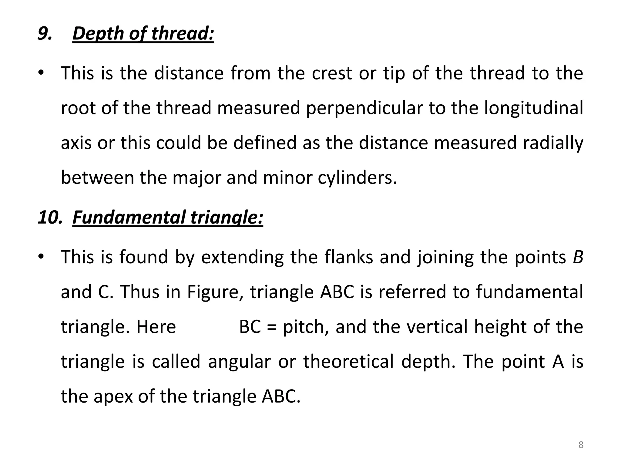 10. Screw Threads - PPT.pdf . | PDF