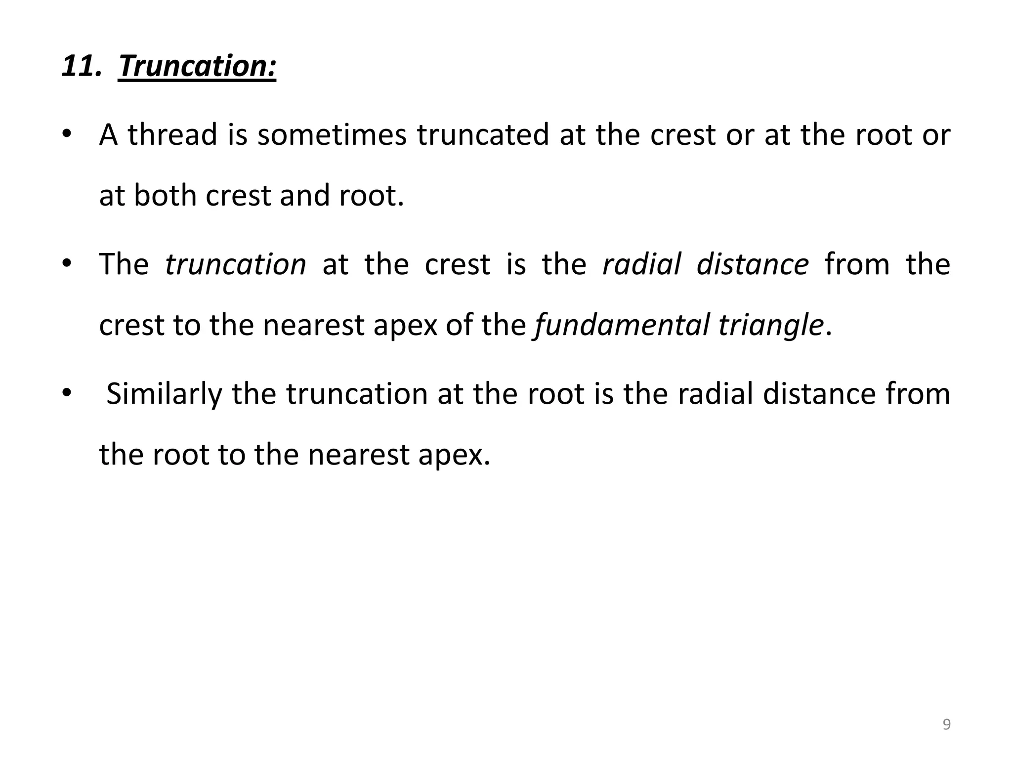 10. Screw Threads - PPT.pdf . | PDF