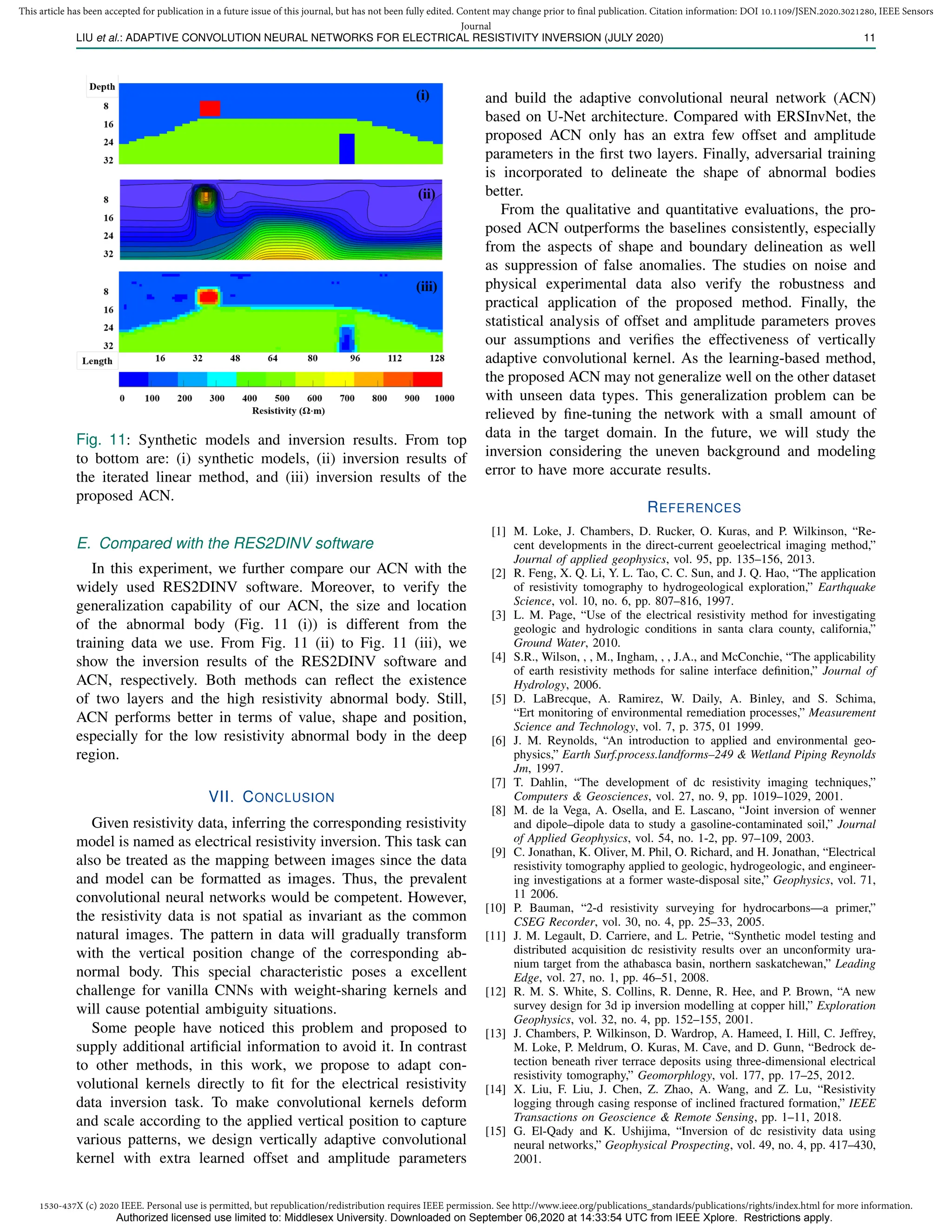 Adaptive Convolution Neural Networks for Electrical Resistivity Inversion | PDF