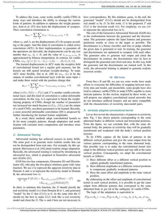 Adaptive Convolution Neural Networks for Electrical Resistivity Inversion | PDF