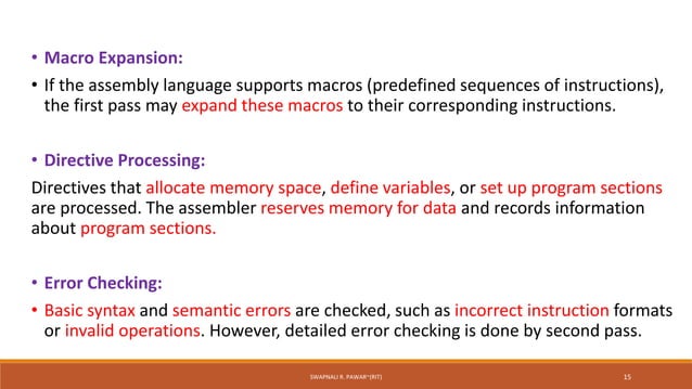 10.Design Of Two Pass Assembler in system software.pdf | Programming Languages | Computing