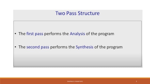 10.Design Of Two Pass Assembler in system software.pdf | Programming Languages | Computing