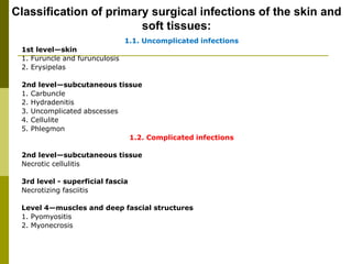 . Inflammatory diseases of the skin, subcutaneous tissue, loose ...