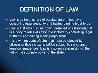 What is law: Law Christian Perspecti.ppt