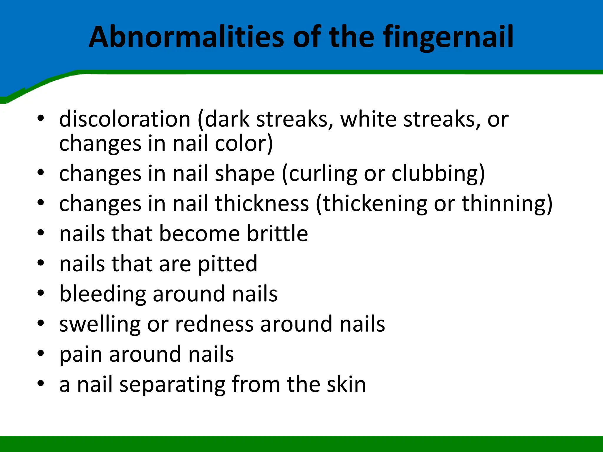 10. nail abnormalities.pptx Dermatolohgy | PPTX | Nail Care | Beauty
