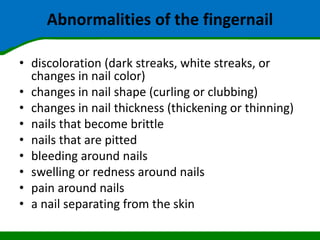 10. nail abnormalities.pptx Dermatolohgy | PPT