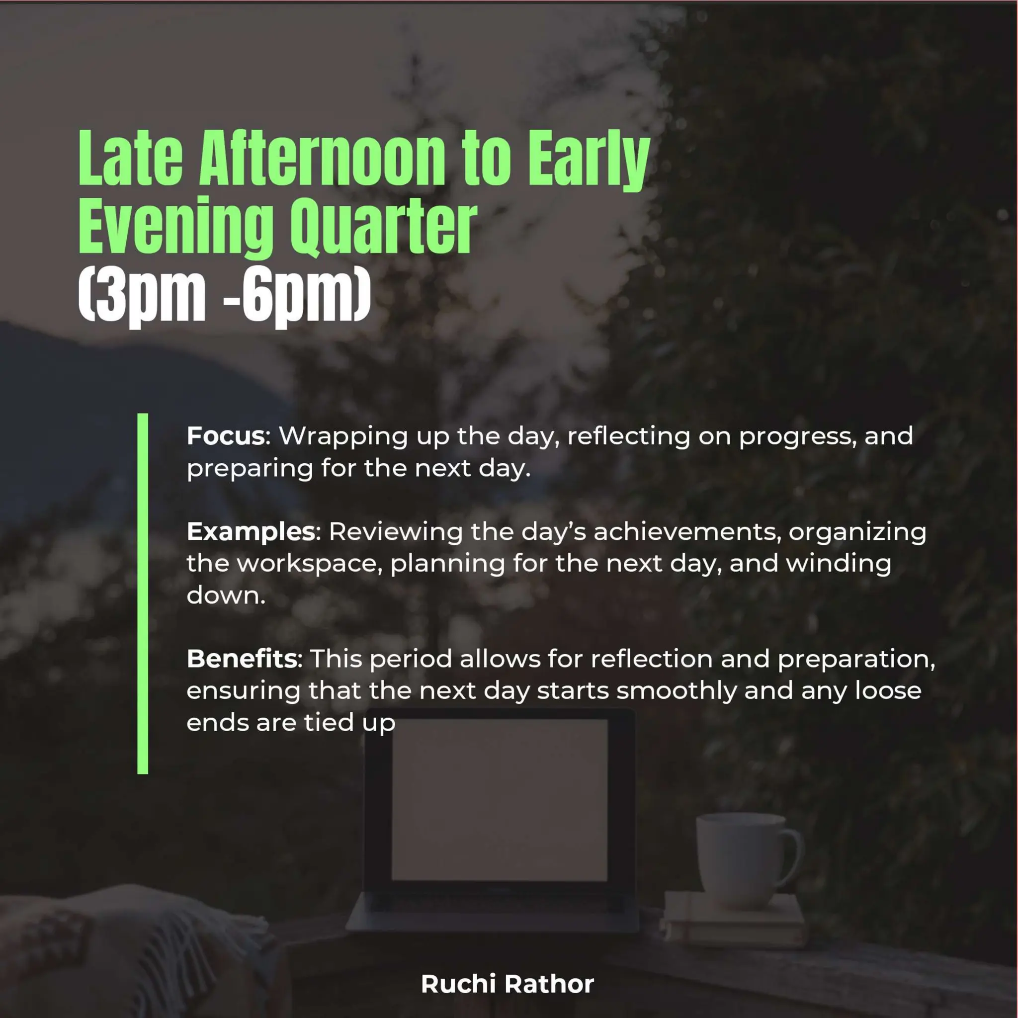 The Four Quarters Method Of Productivity | PDF