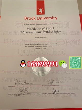 Brock University degree offer diploma Transcript | PDF | Undergraduate Education | College Education