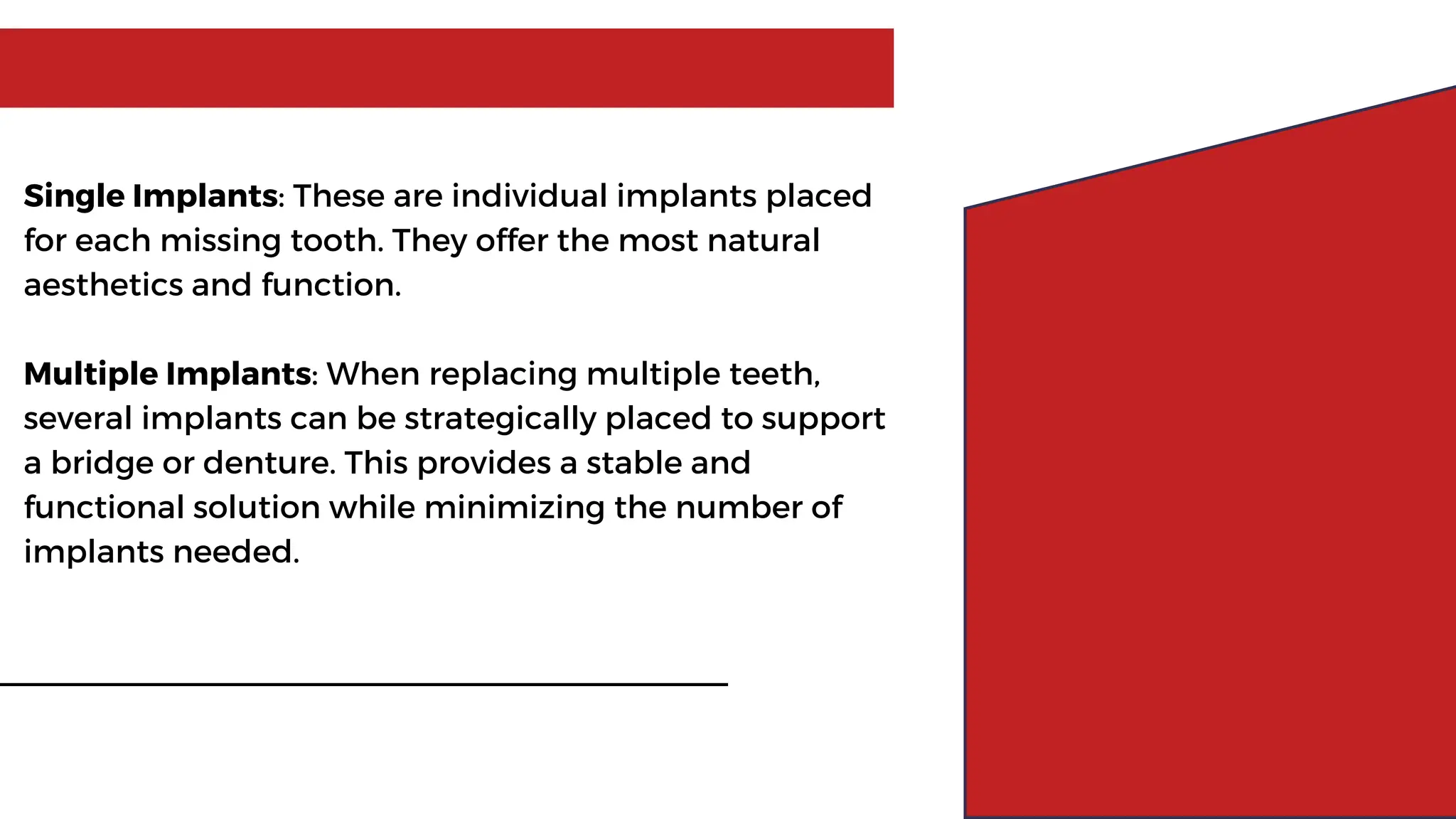 What are the different types of Dental implants. | PPTX