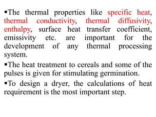 Agricultural Engineering - Properties Of Grain | PPTX