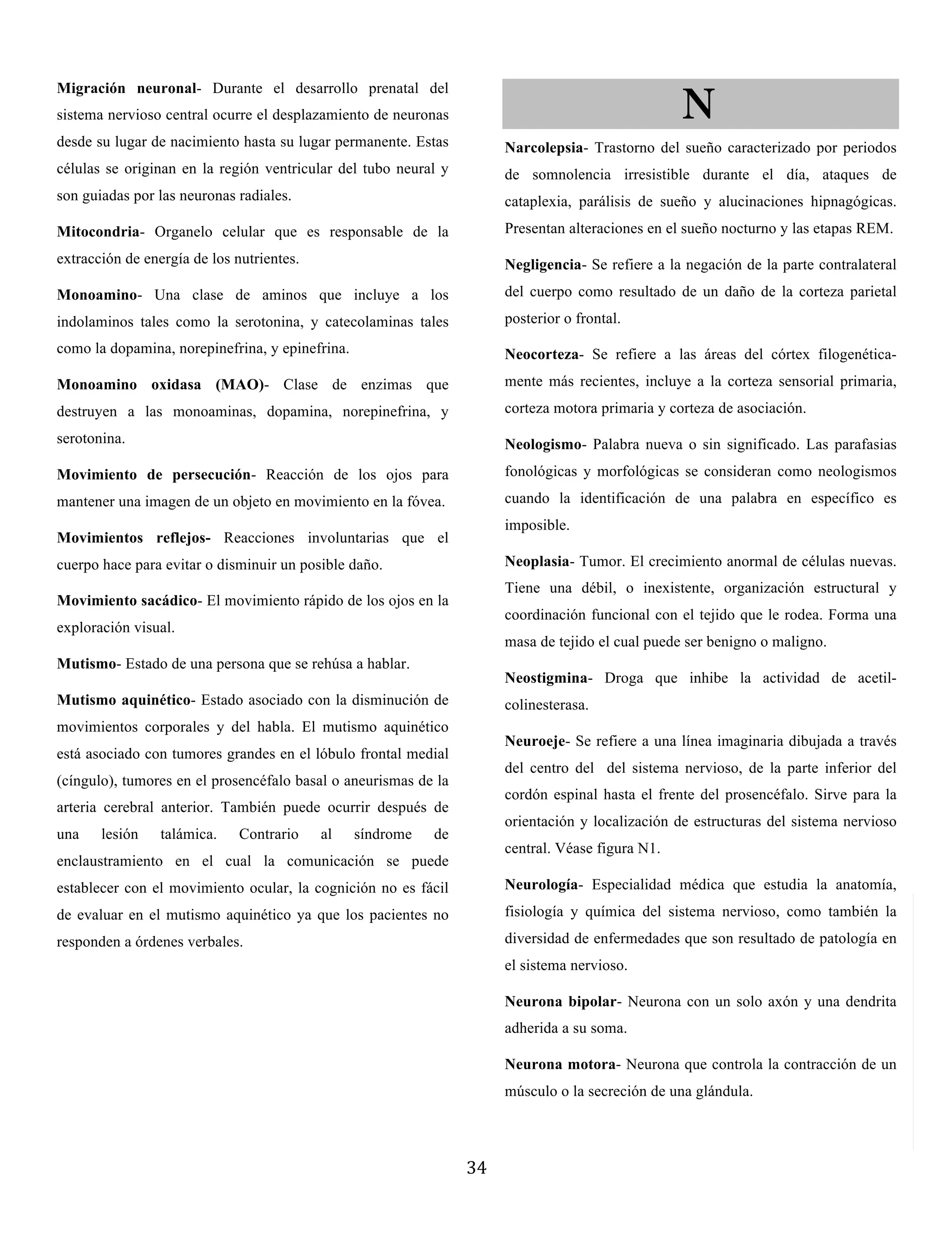 Neuropsicologia- Diccionario de neuropsicologia | PDF | Brain and ...