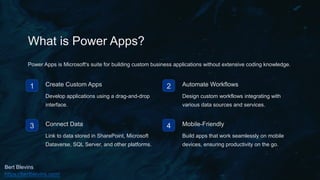 Revolutionizing Business Processes with SharePoint Online and Power Apps | PPTX