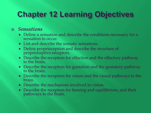 sensory receptor types and function ppt | PPTX