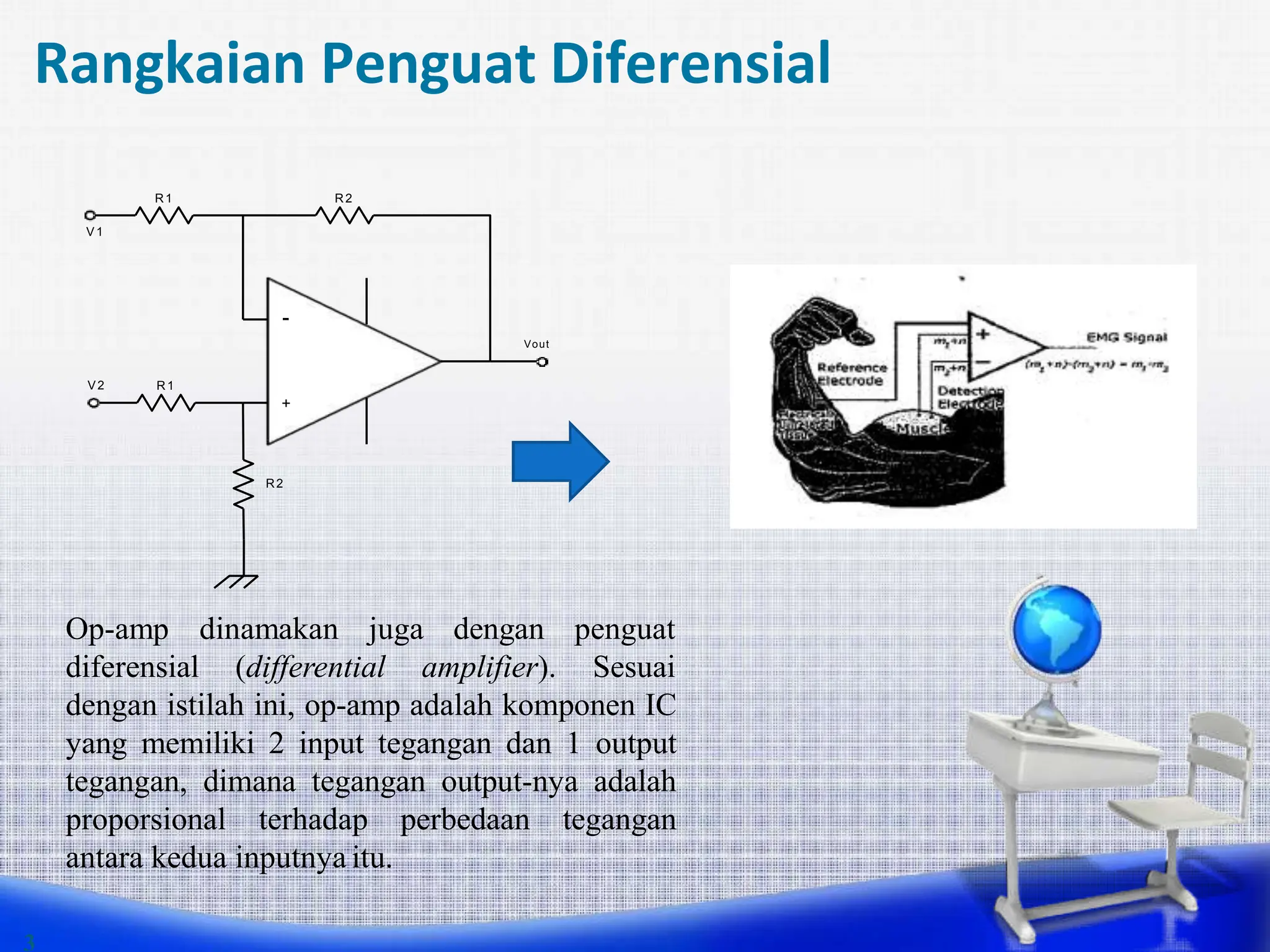 RANGKAIAN PENGUAT DIFERENSIAL Rangkaian Penguat Diferensial Rangkaian ...