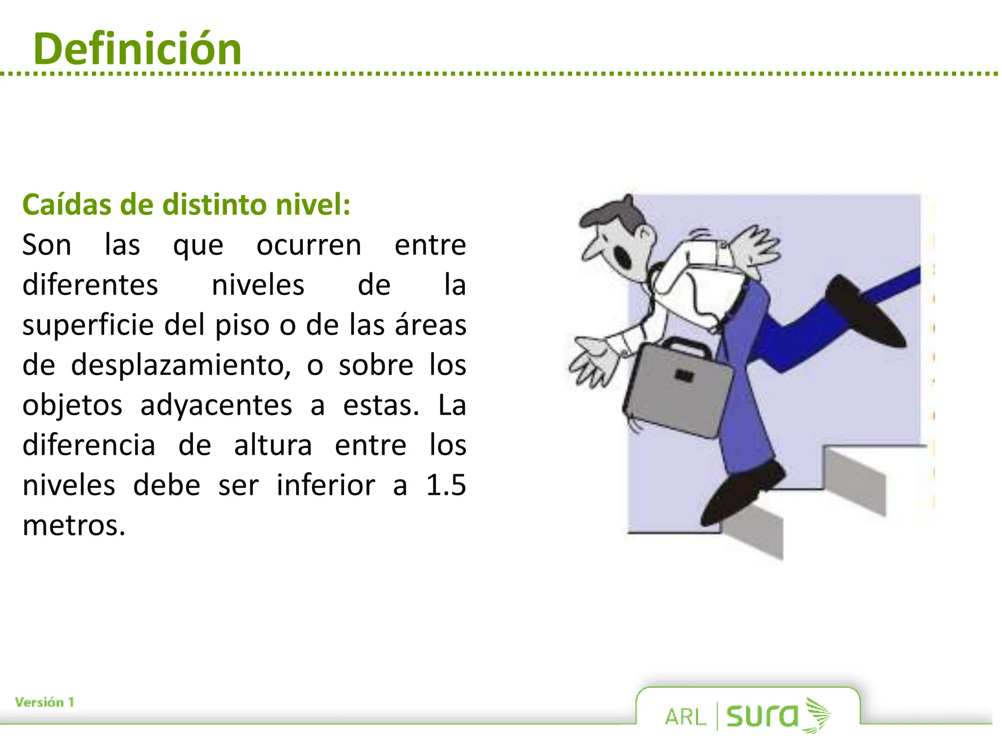 Presentación de Prevención de accidentes por caidas a nivel | PPT