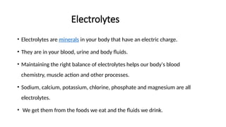 10. electrolytes. introduction extra pptx | PPT