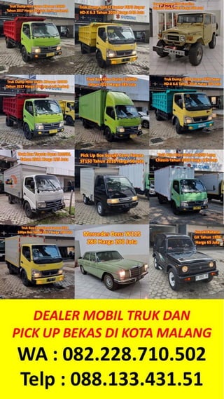 WA 082.228.710.502 Showroom Mobil Pick Up Bekas Harga 100 Jutaan di ...