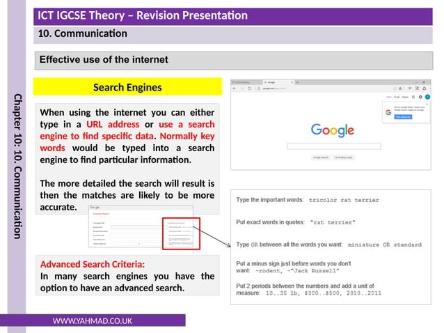 IGCSE ICT 0417 Chp 10. Communication.pptx | Email | Internet
