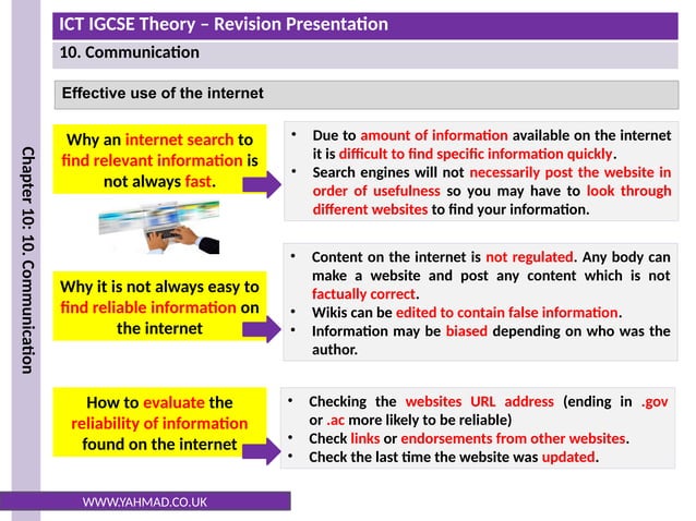 IGCSE ICT 0417 Chp 10. Communication.pptx | Email | Internet