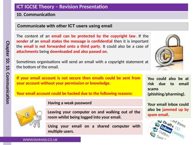 IGCSE ICT 0417 Chp 10. Communication.pptx | Email | Internet